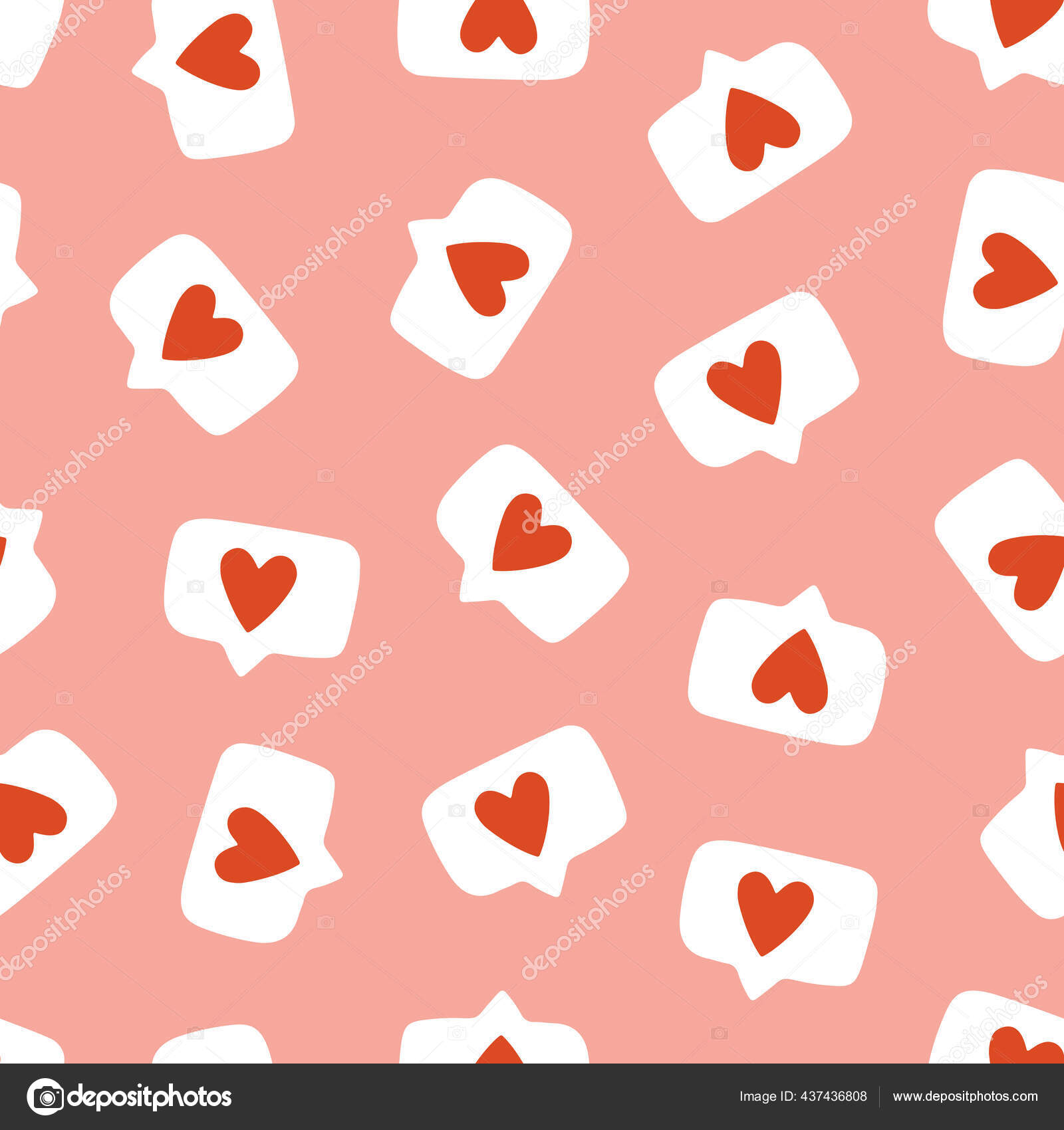 Printable Wrapping Paper Hearts