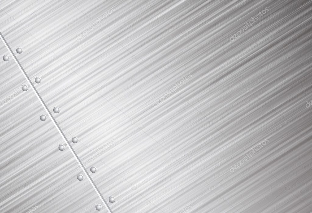 Brushed metal vector background Stock Vector by ©polygraphus 56383661