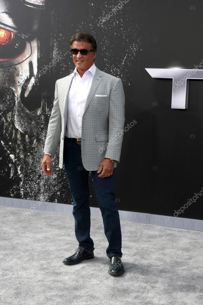 Sylvester Stallone en Terminator Genisys — Foto editorial de stock ...