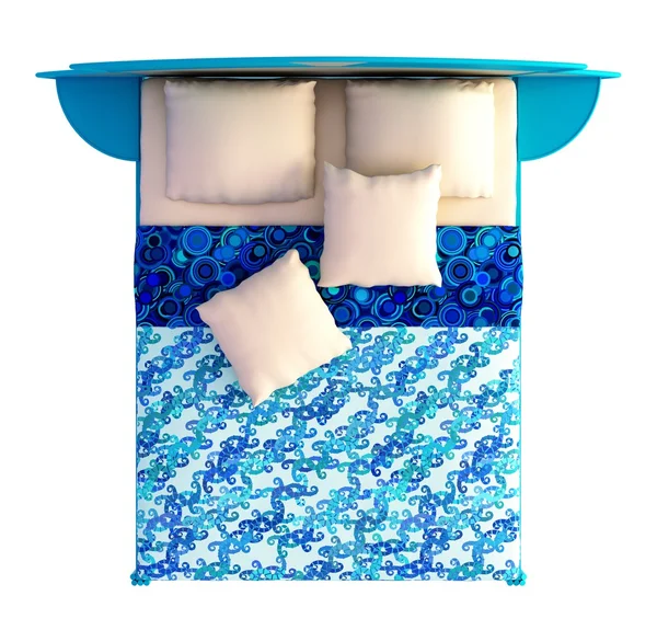 Bed Top View Isolated On White Stock Photo by ©vik173 104816764