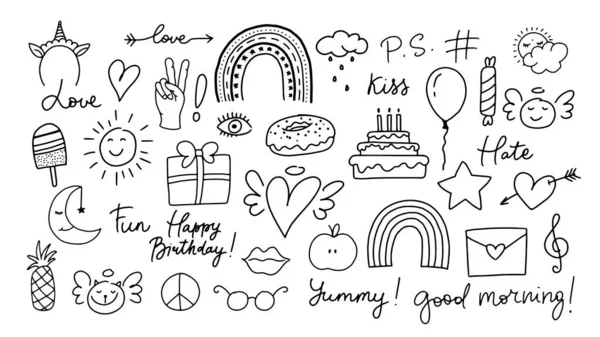 100,000 Cute doodles Vector Images | Depositphotos