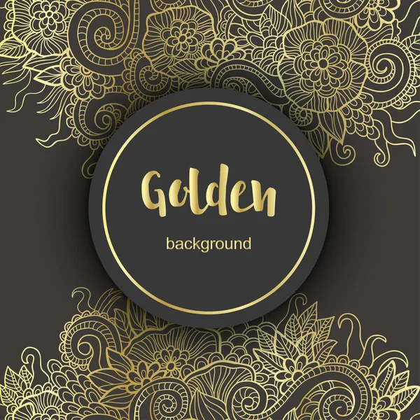 Golden card Background — Stock Vector © Olga_C #96394674