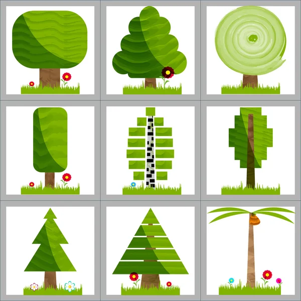 651 Number of trees Vector Images | Depositphotos