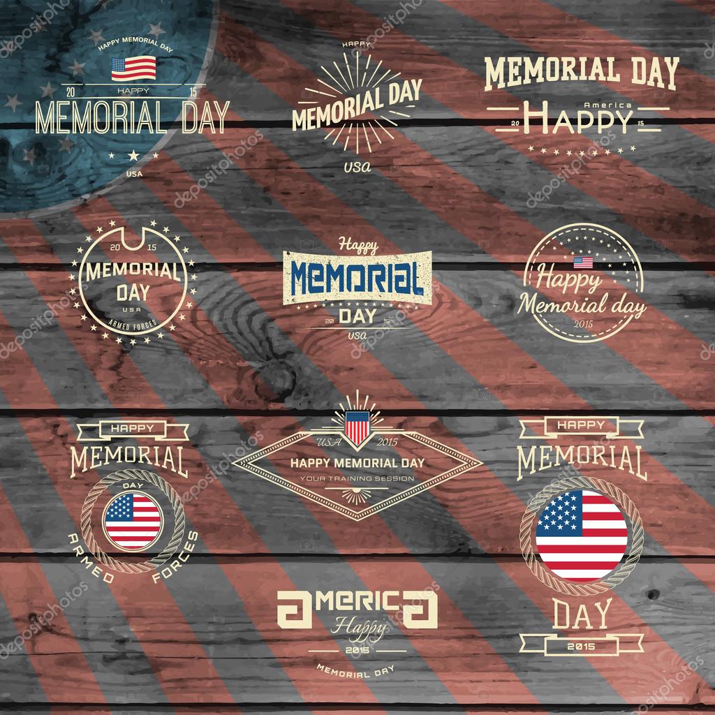 Memorial day, badges logos and labels for any use Stock Vector Image by ...