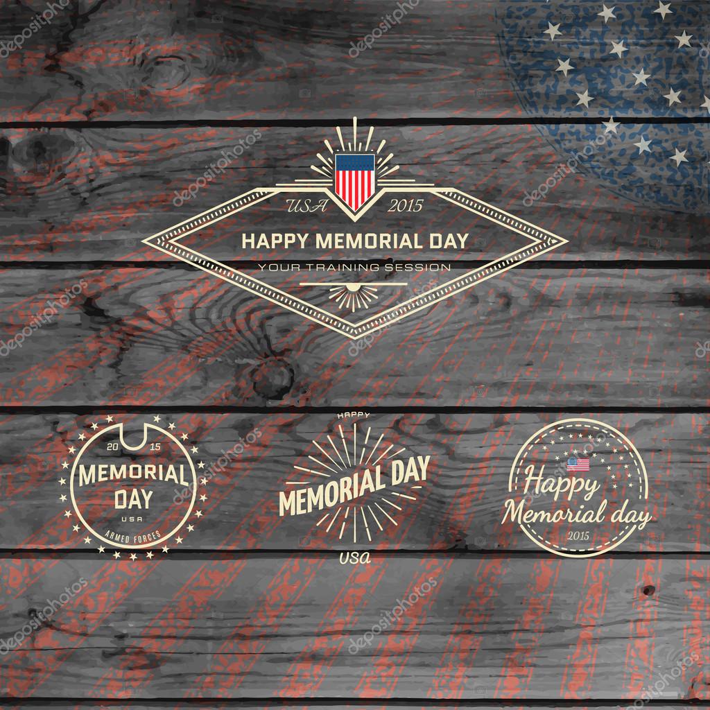 Memorial day, badges logos and labels for any use Stock Vector Image by ...