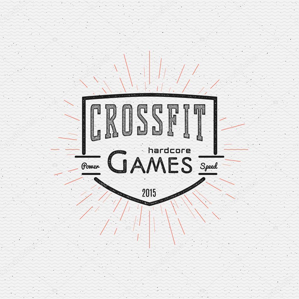 CrossFit badges logos and labels for any use Stock Vector Image by ...