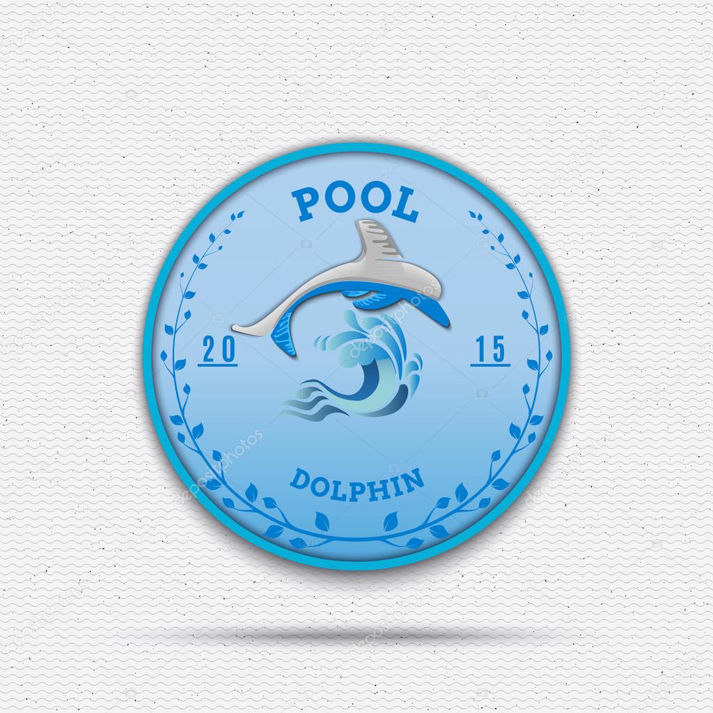 Dolphin badges logos and labels for any use Stock Vector Image by ...