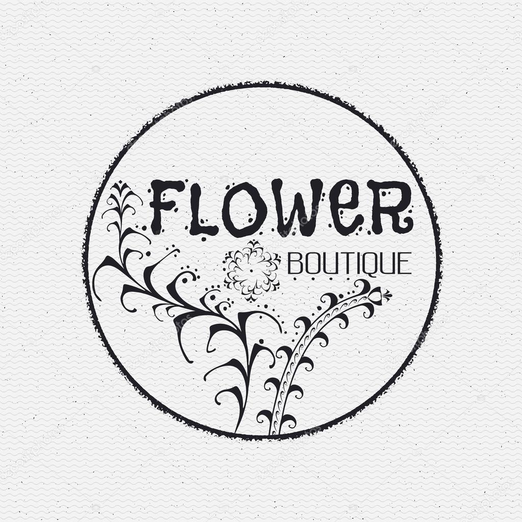 Flower Boutique insignia and labels for any use Stock Vector Image by ...
