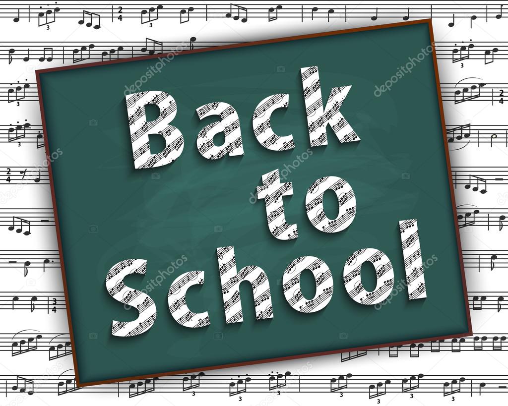Back-to-school-Music-background Stock Vector Image by ©SMSka #118089036