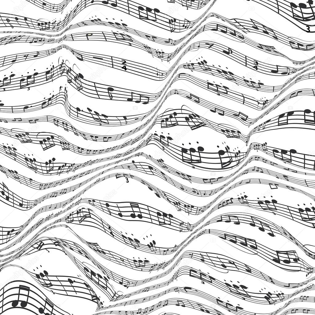 Distorted-space-musical-text Stock Vector by ©SMSka 119219944