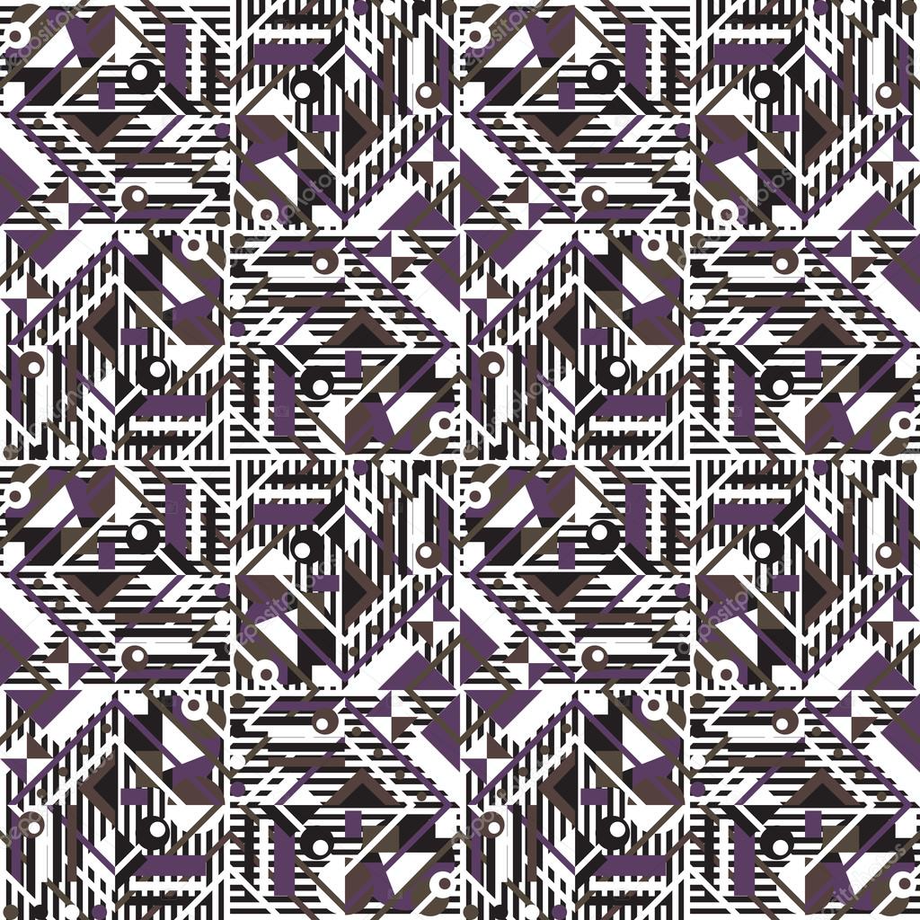 Seamless background with geometric patterns Stock Vector by ©SMSka 79618686