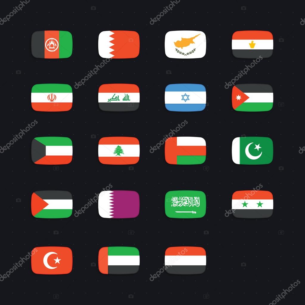 Middle Eastern Country Flag. — Stock Vector © Jizo #77669640