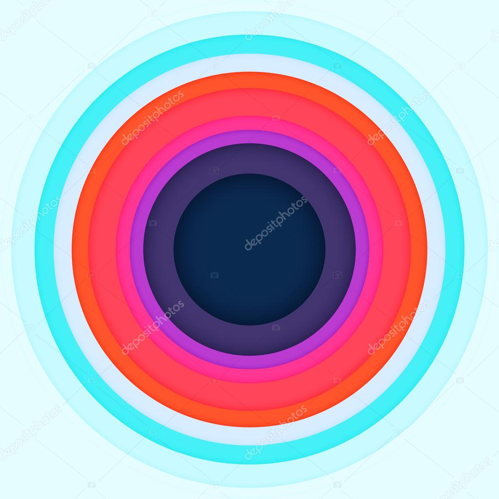 Simple gradient cartoon background. Vector illustration with geometric ...