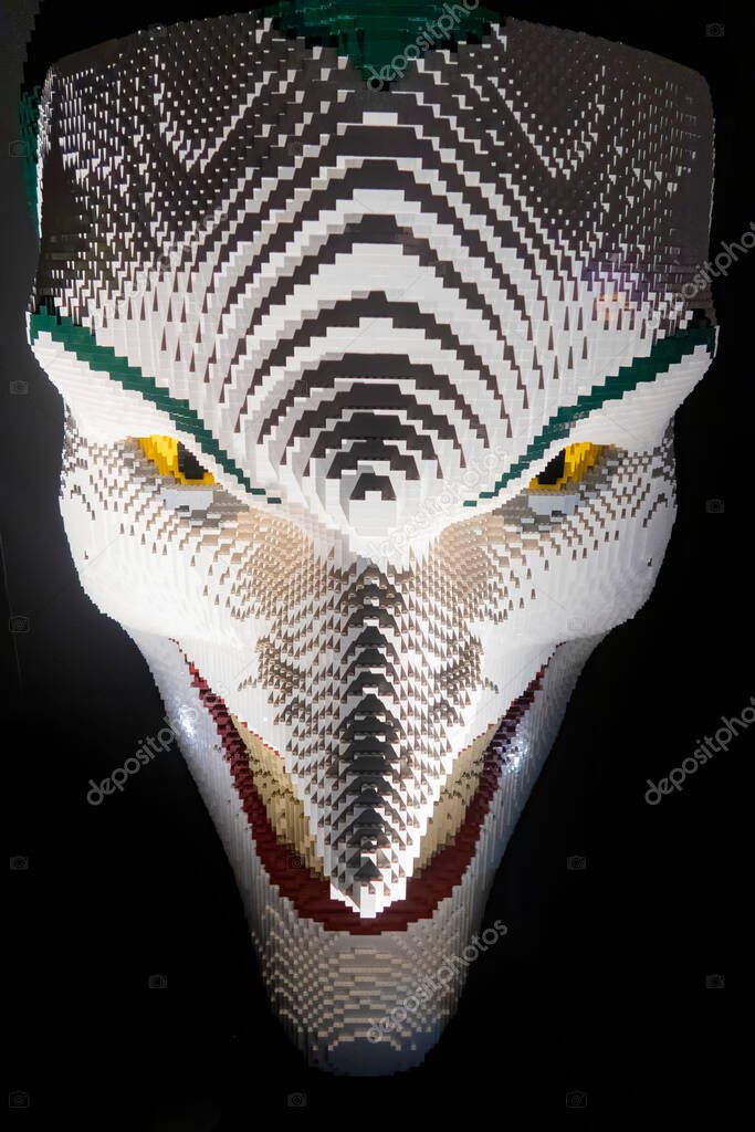 Madrid, 17 de diciembre de 2017: El Guasón construido íntegramente con ...