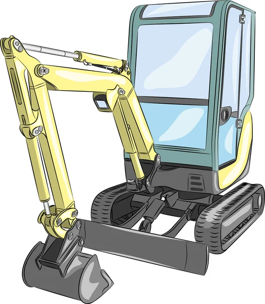 466 Mini excavator Vector Images | Depositphotos