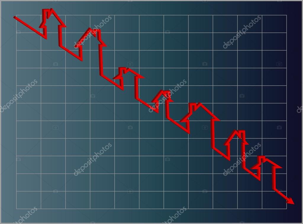 Jpg, Housing Graph Projecting Down — Stock Photo © Lindasj2 #55119457