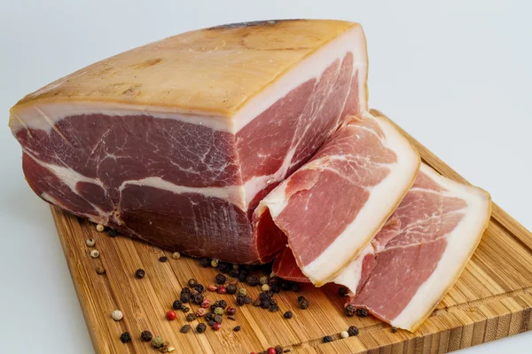 Whole prosciutto italian ham Stock Photo by ©Esbenklinker 62139737
