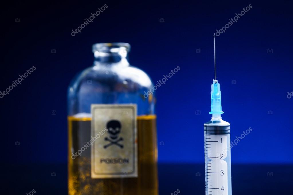 Vintage Poison Bottle