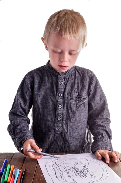 Boy draws Pictures, Boy draws Stock Photos & Images | Depositphotos®