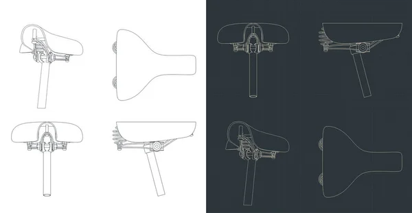 Stylized Vector Illustrations Gas Turbine Compressor Rotor Blade Stock ...
