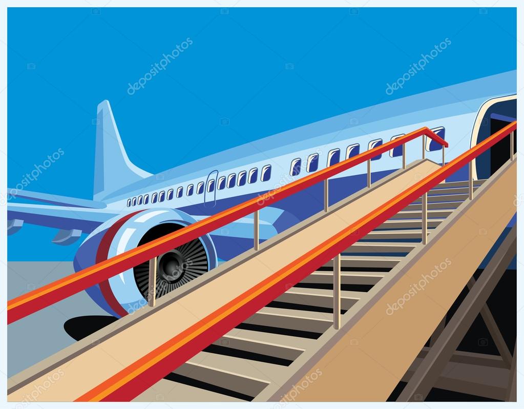 Civil aircraft Stock Vector Image by ©blacklight_trace #78545404