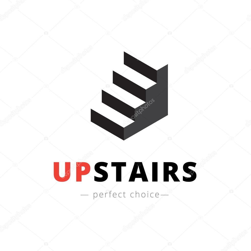 Vector isometric stairs logo. Brand sign — Stock Vector © Stacy_T #94850856 Vector isometric stairs logo. Brand sign — Stock Vector © Stacy_T #94850856