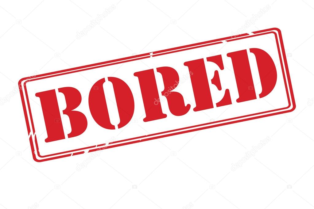 BORED red rubber stamp vector over a white background. Stock Vector by ...