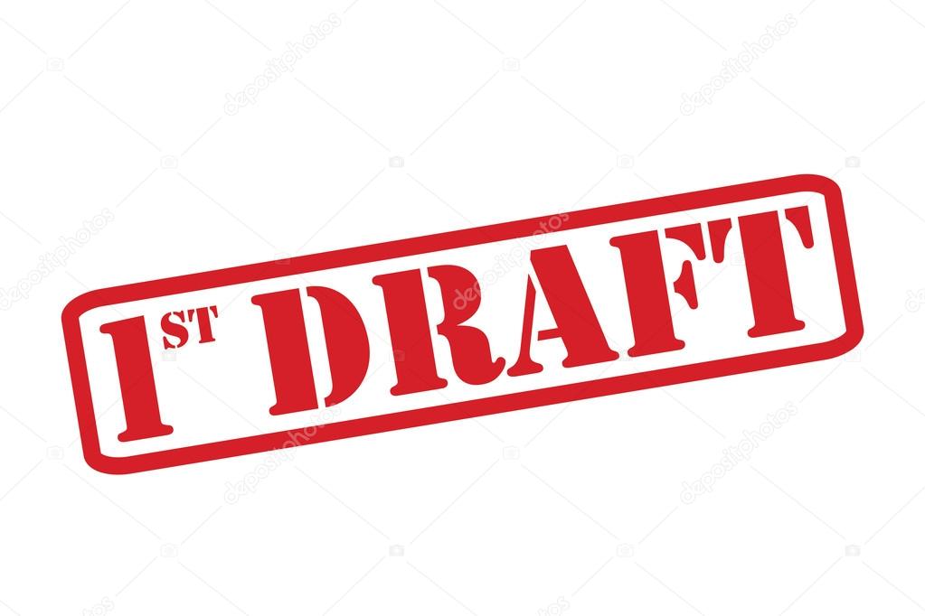 1ST DRAFT Red Rubber Stamp vector over a white background. — Stock ... 1ST DRAFT Red Rubber Stamp vector over a white background. — Stock ...