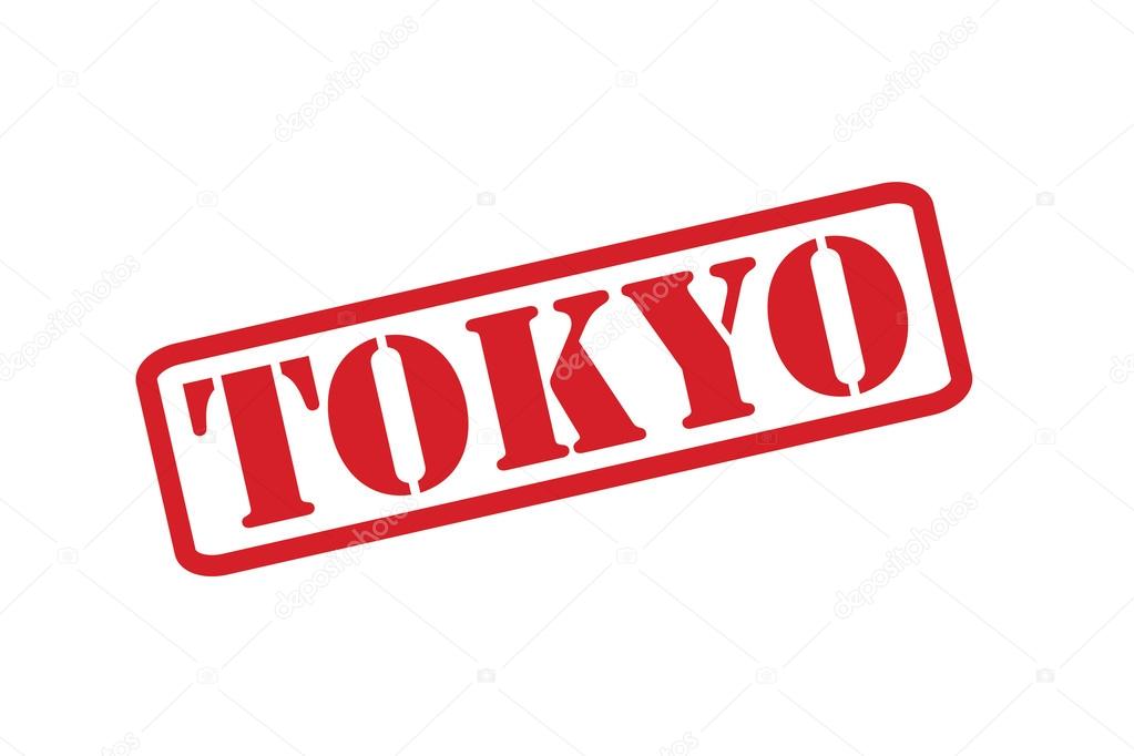 TOKYO Rubber Stamp vector over a white background. Stock Vector Image ...
