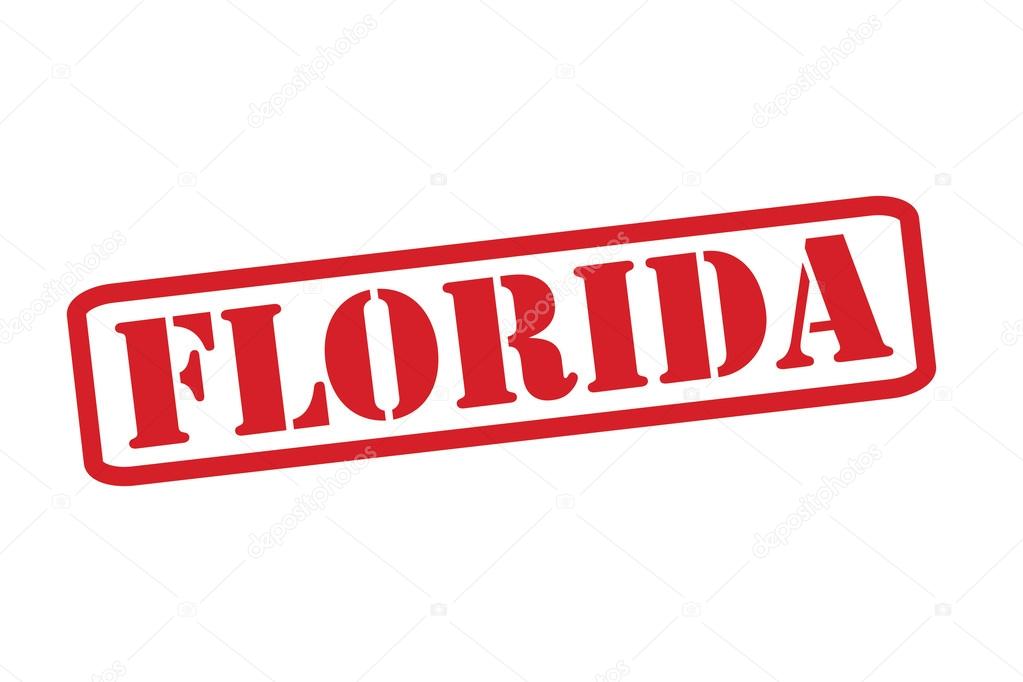 FLORIDA Red Rubber Stamp vector over a white background. Stock Vector ...