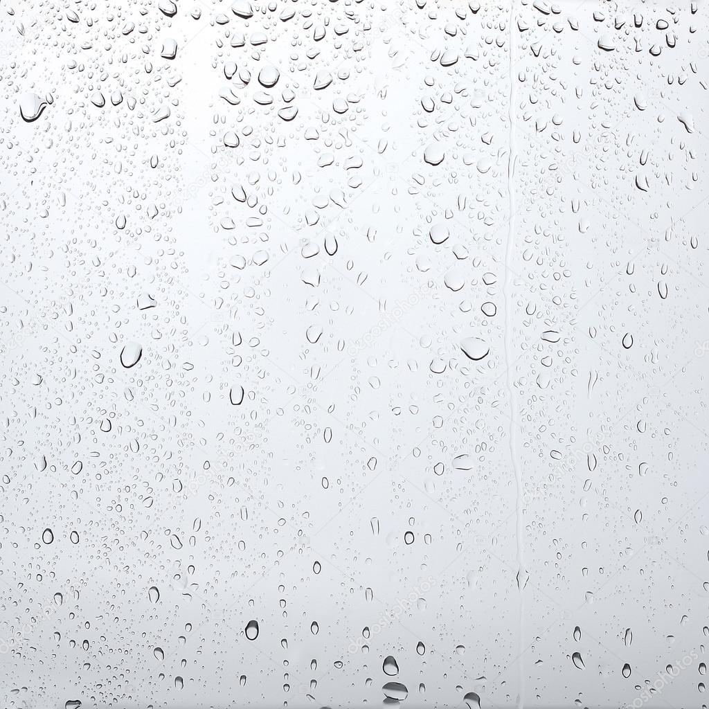 Texture drops of water on the transparent glass Stock Photo by ©Guas ...