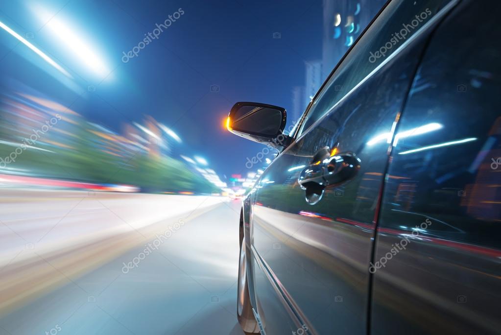 Car on road at night — Stock Photo © zorabc #66111645