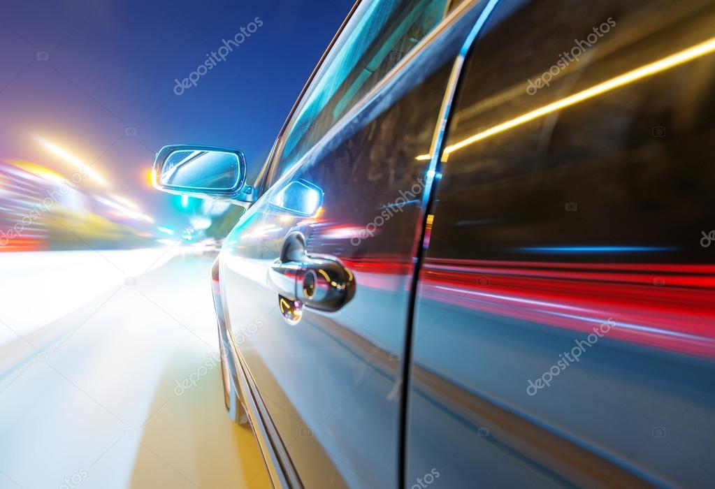 Car on road at night — Stock Photo © zorabc #66116493