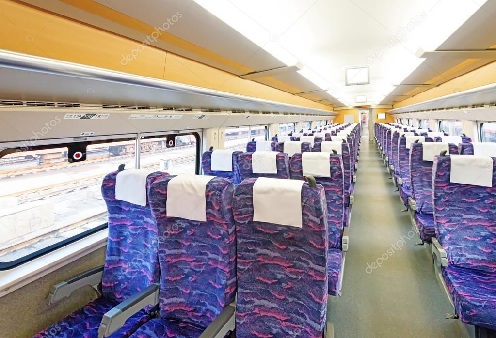Inside the high speed train compartment Stock Photo by ©zorabc 66181363