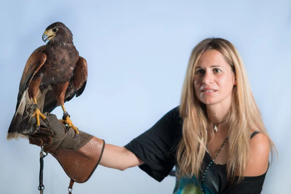 Girl with falcon Stock Photos, Royalty Free Girl with falcon Images ...