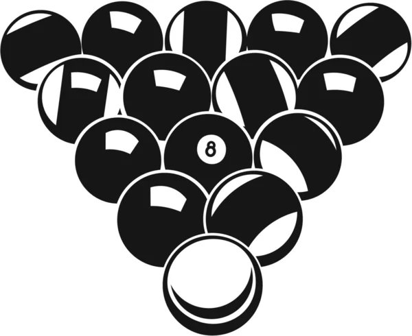 Pool balls vector Vector Art Stock Images | Depositphotos