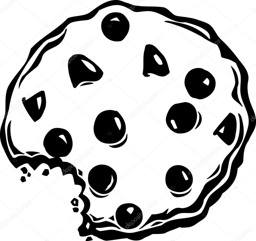 Chocolate Chip Cookie Illustration premium vector in Adobe Illustrator ... Chocolate Chip Cookie Illustration premium vector in Adobe Illustrator ...