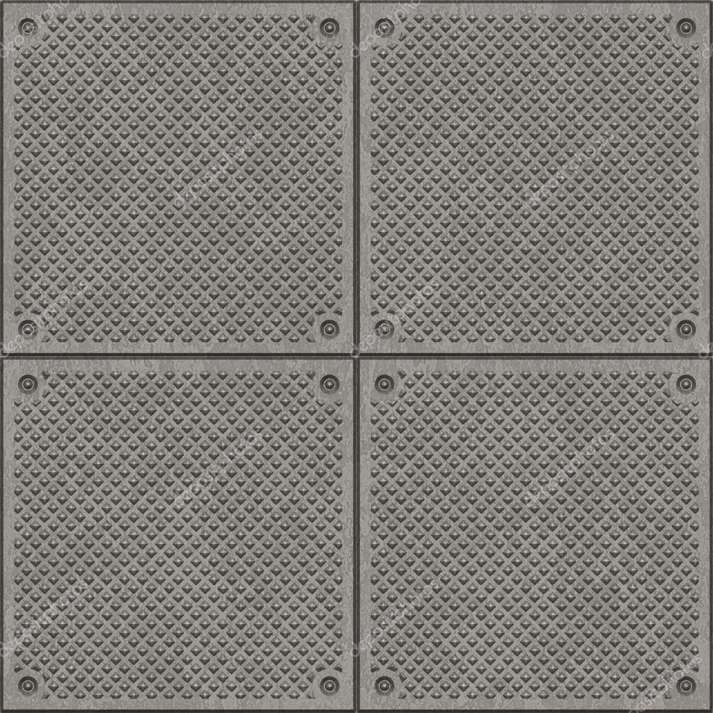 Seamless Metal Floor Texture