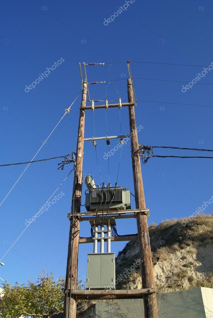 Utility pole. electric pole. electrical pole — Stock Photo © rose4 ...