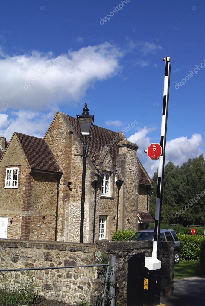 Stop barrier red sign — Stock Photo © rose4 #87442892