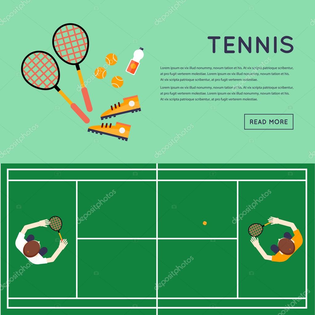 People playing tennis Stock Vector Image by ©odis #76886071