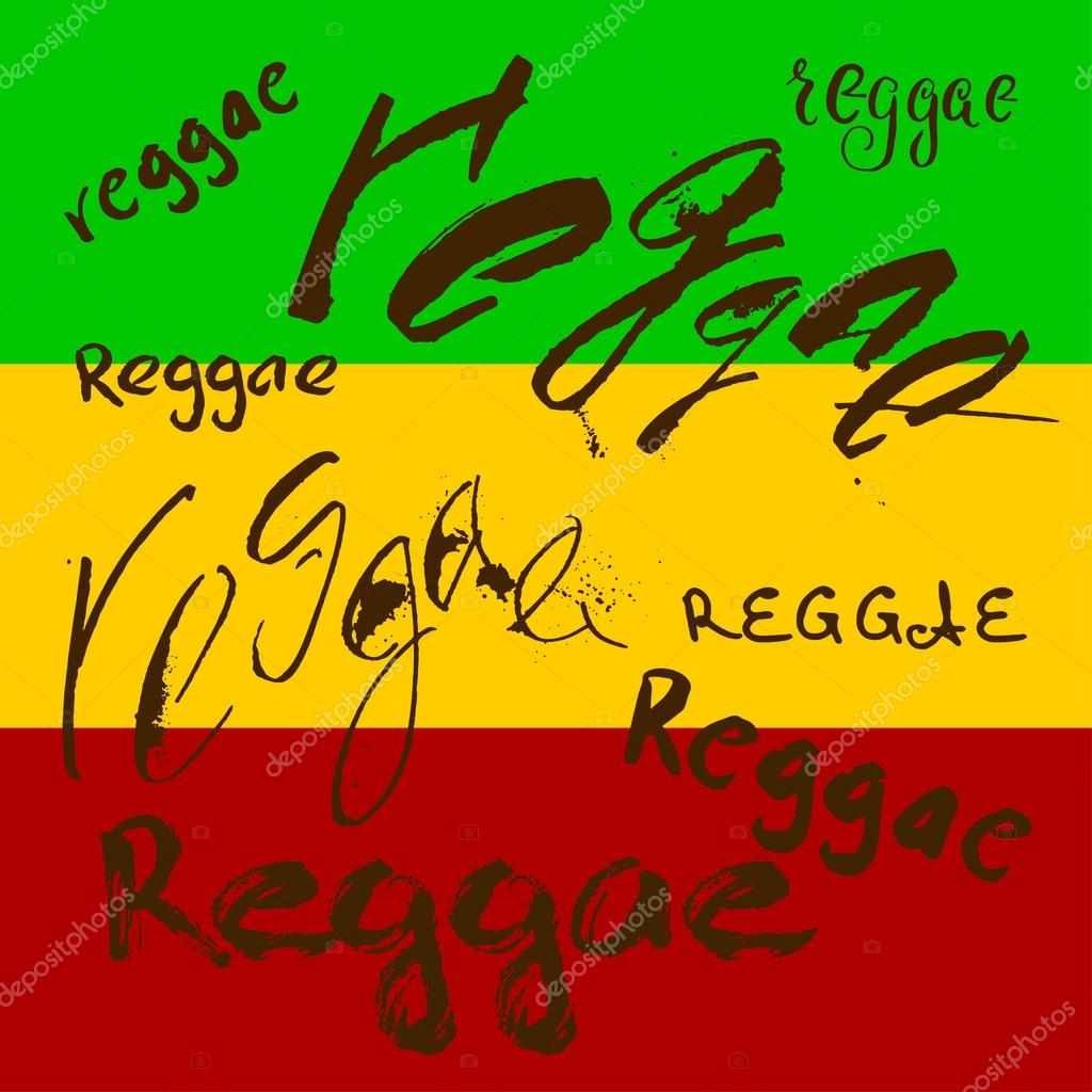Lettering poster in reggae style Stock Vector Image by ©josephine_art ...
