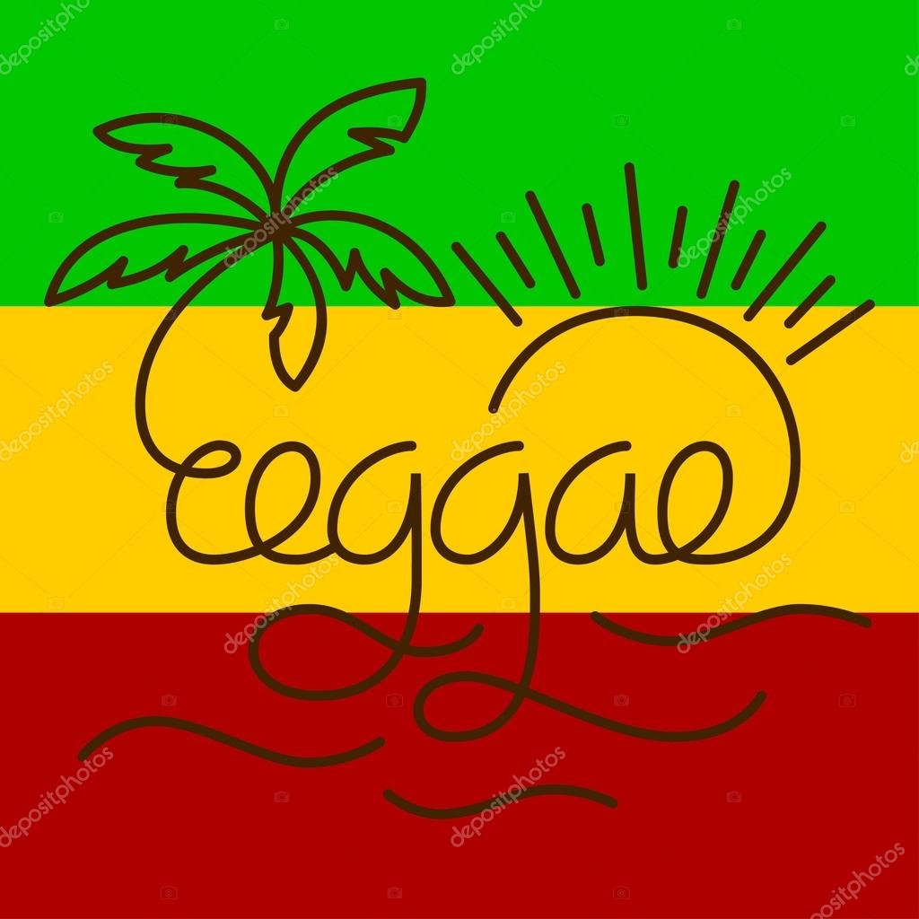 Lettering poster in reggae style Stock Vector Image by ©josephine_art ...