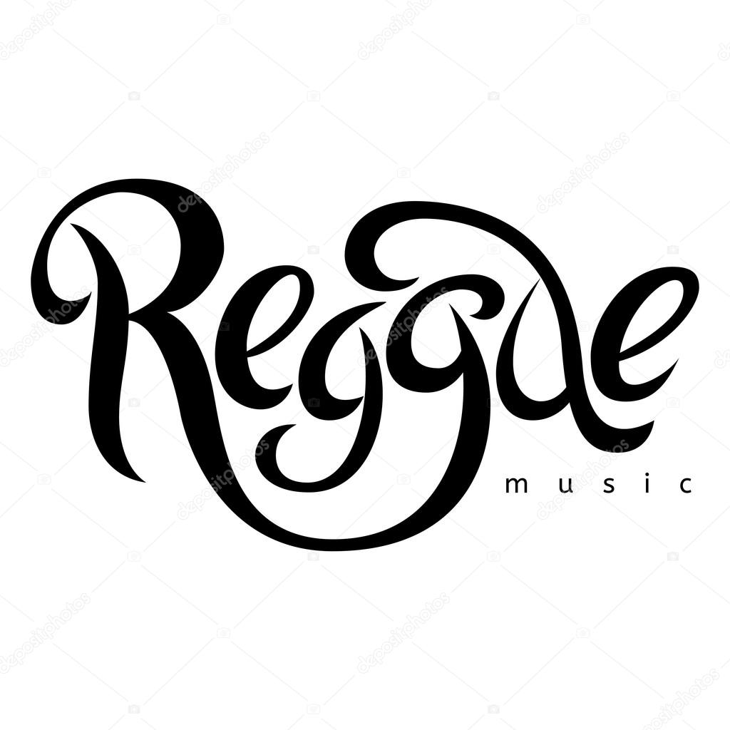 Lettering poster in reggae style — Stock Vector © josephine_art #85852528