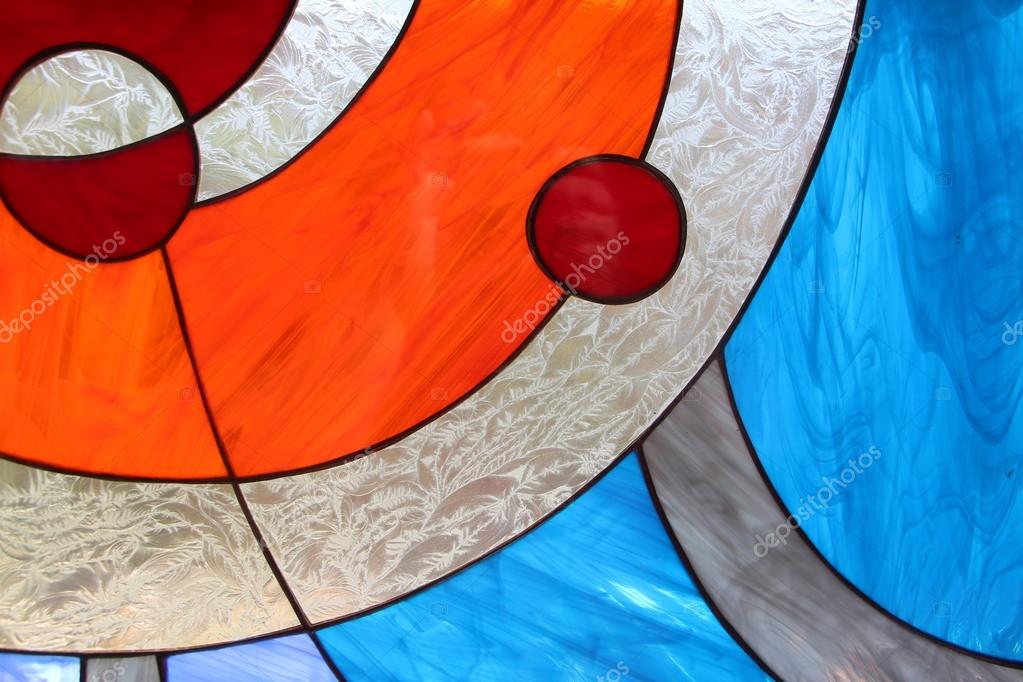 Modern abstract stained glass window Stock Photo by ©RusMobyus 76835971