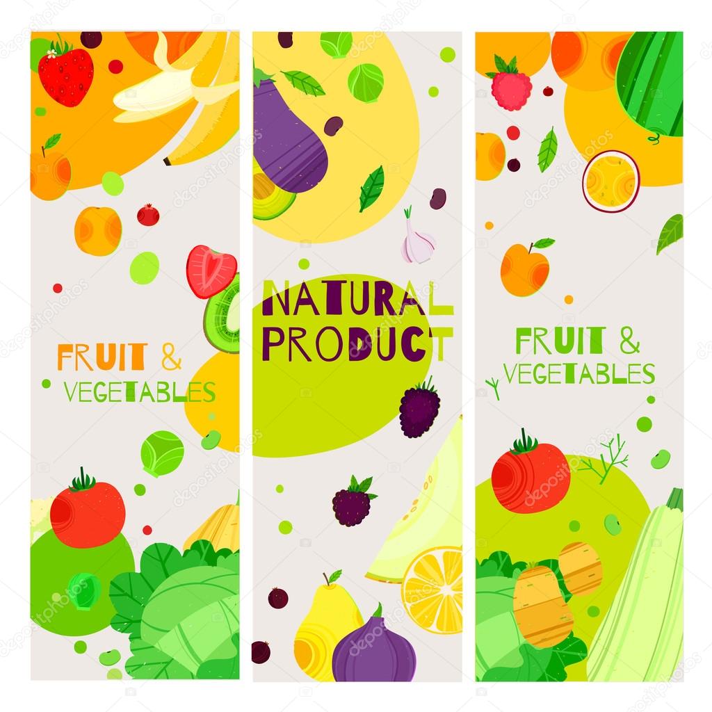 Fruit And Vegetable Banner