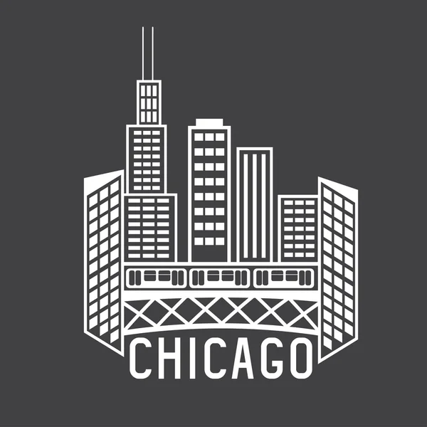 Chicago skyline logo Vector Images | Depositphotos