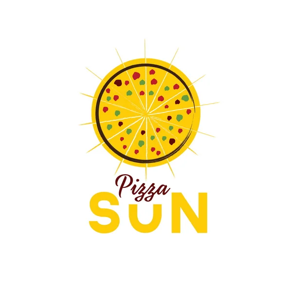 Sun Eating Pizza Clipart