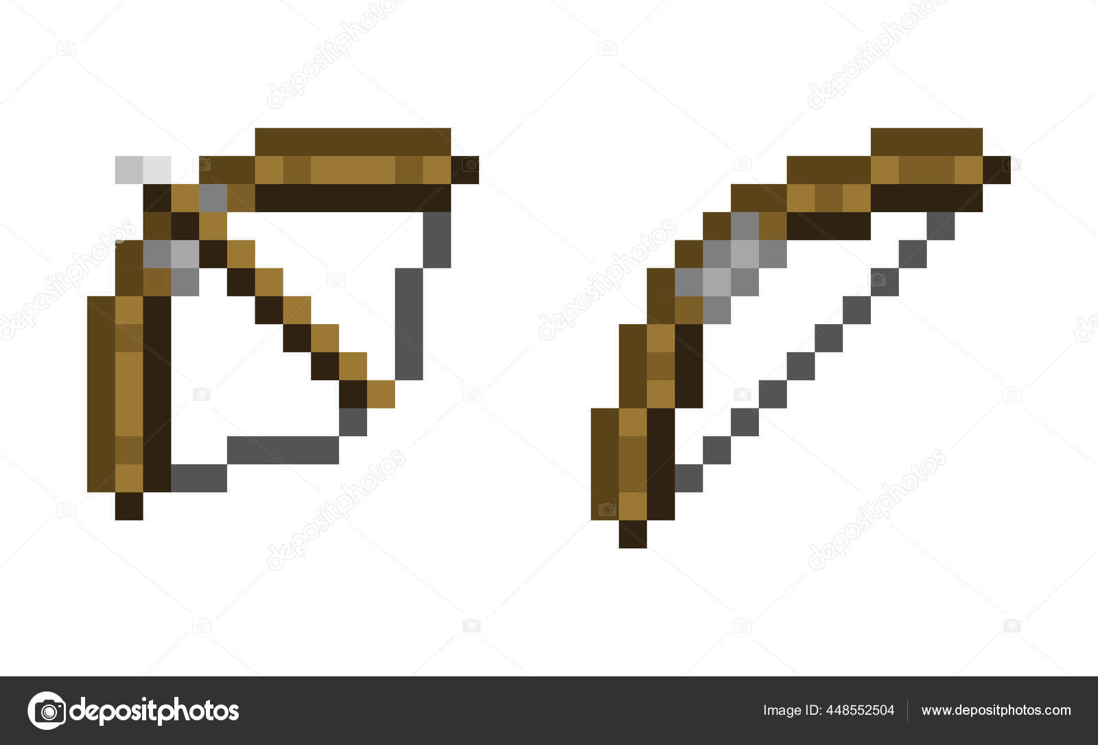 Flecha De Minecraft En Pixel Art Arco Y Flecha (Java/Bedrock)