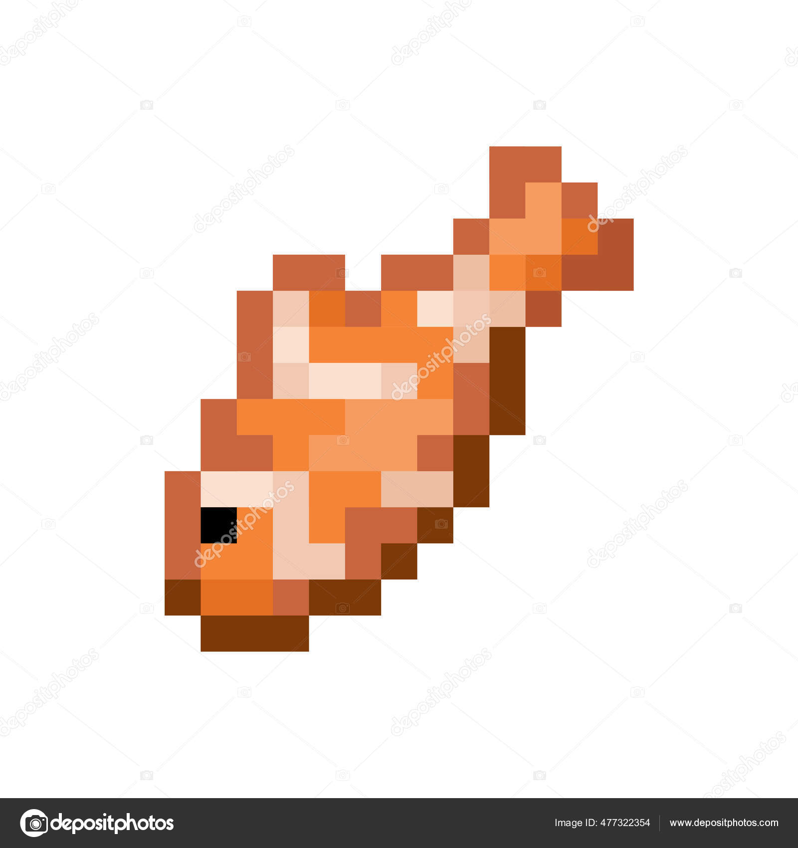 Peixe Minecraft Pixel Art Fish #2 Pixelart Fish | OpenSea